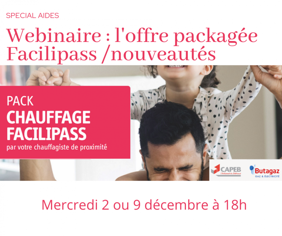 Facilipass : nouveautés et webinaire ! ・ CAPEB